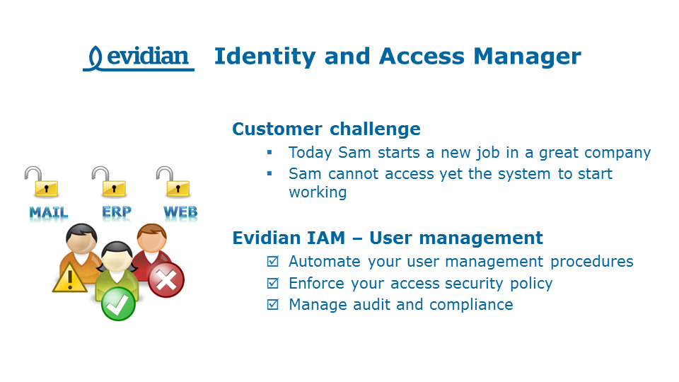 Evidian Identity and Access Management Suite - Cloud Security with IGA and SSO - Evidian
